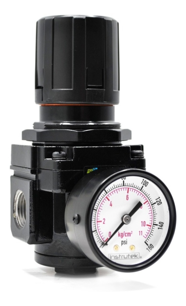 Regulador De Presión Neumático 1/2 120 Psi Con Manómetro | Instrutek